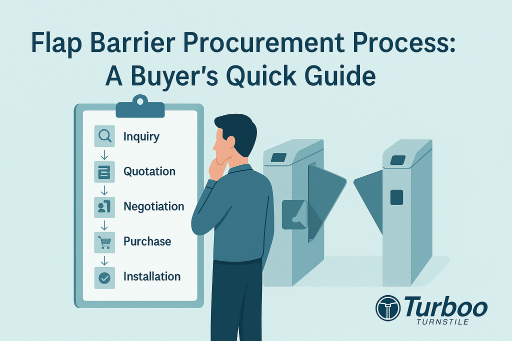 Flap Barrier Procurement Process: A Buyer’s Quick Guide