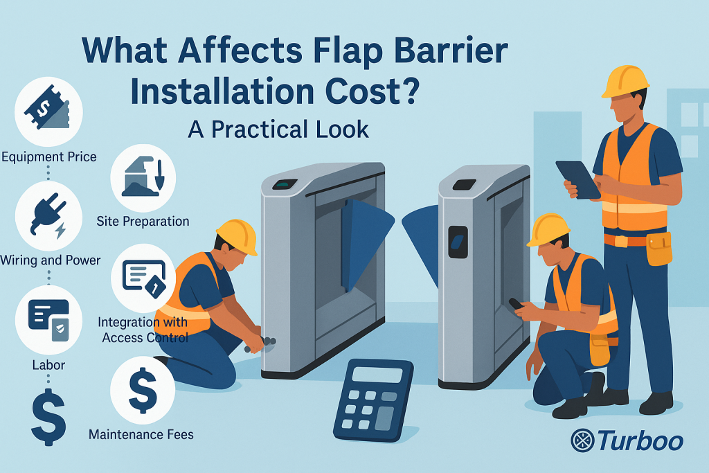 What Affects Flap Barrier Installation Cost? A Practical Look
